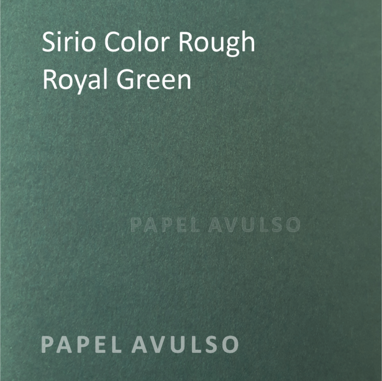 Papel Sirio Rough Royal Green - Papel Avulso - Loja